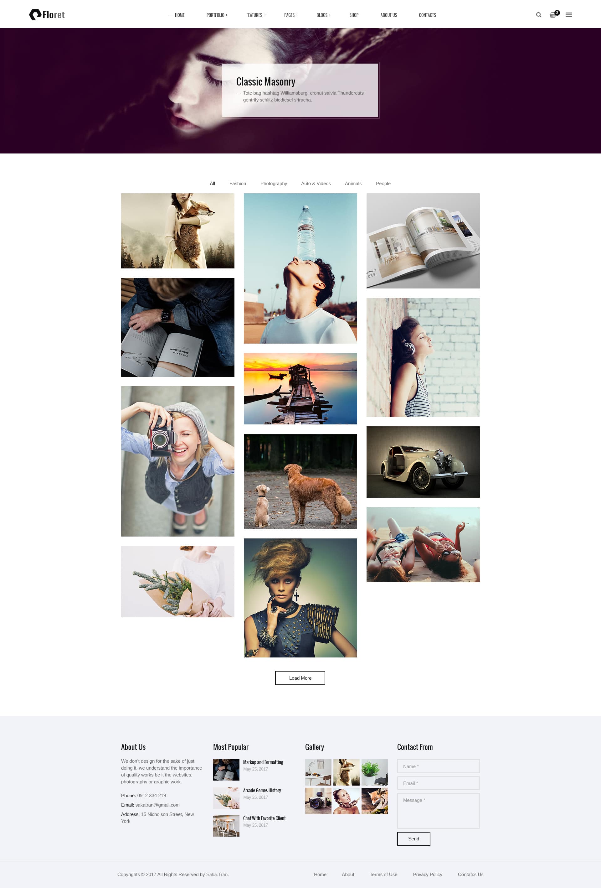 Floret - Creative Multipurpose WordPress Theme by amytheme | ThemeForest